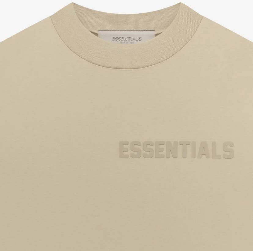 essentials logo flocked