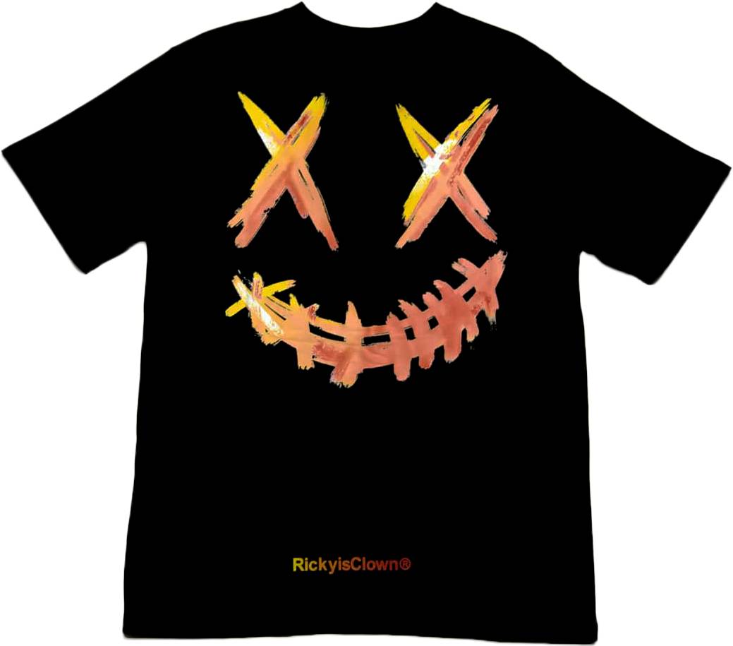 Ricky Is Clown Oversized Tee (Blk/Orange)
